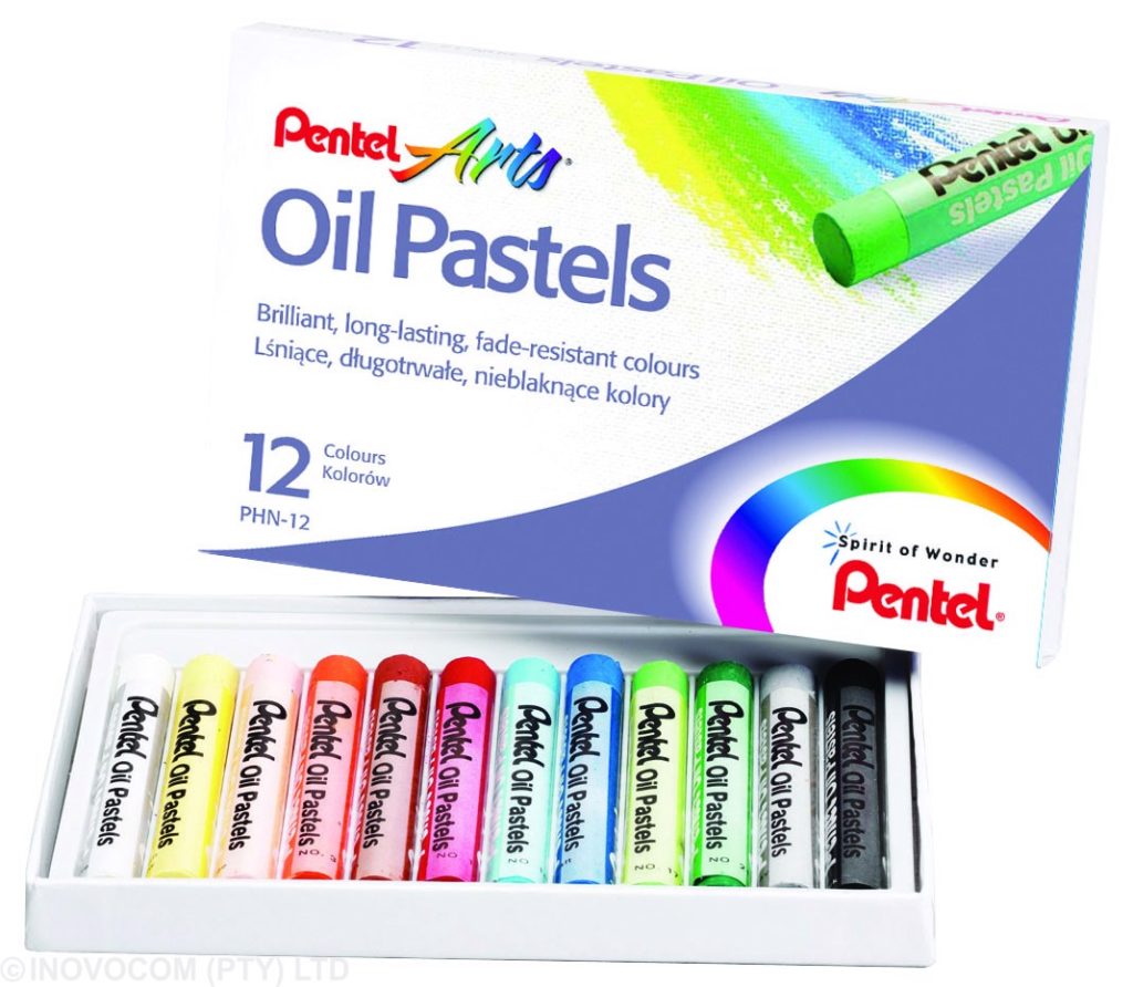 Pentel Oil Pastels Box 12 Assorted – STANLEY'S SCHOOL STATIONERY